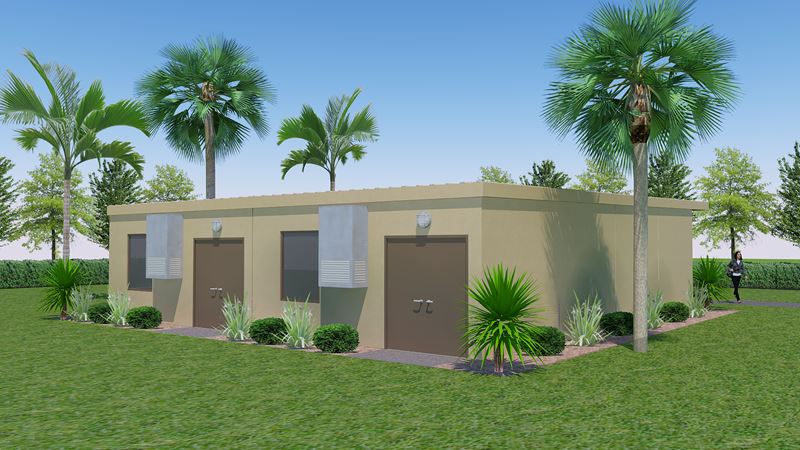 Modular Classrooms: Double Classroom, 24’ x 36’