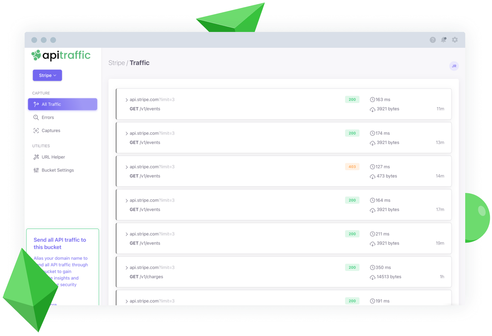 ApiTraffic - Debug, monitor, and secure your APIs & Integrations