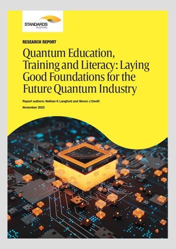 Quantum Education, Training and Literacy: Laying Good Foundations for the Future Quantum Industry
