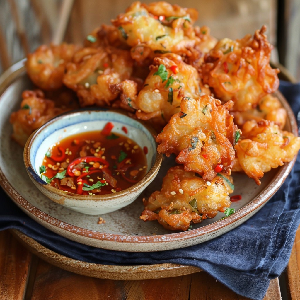 Crunchy Taro Fritters