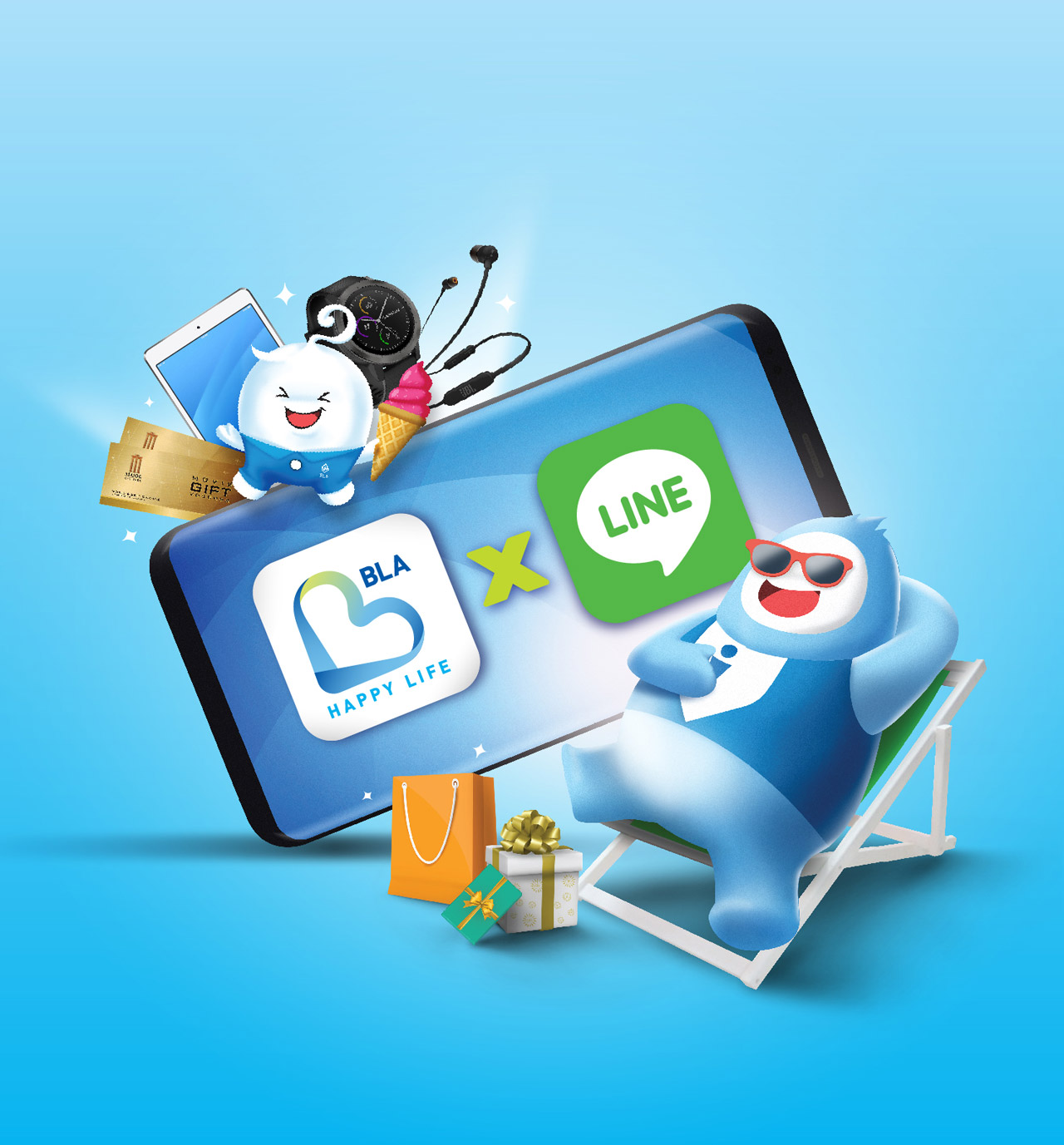 BLA Sticker & App Launch Campaign