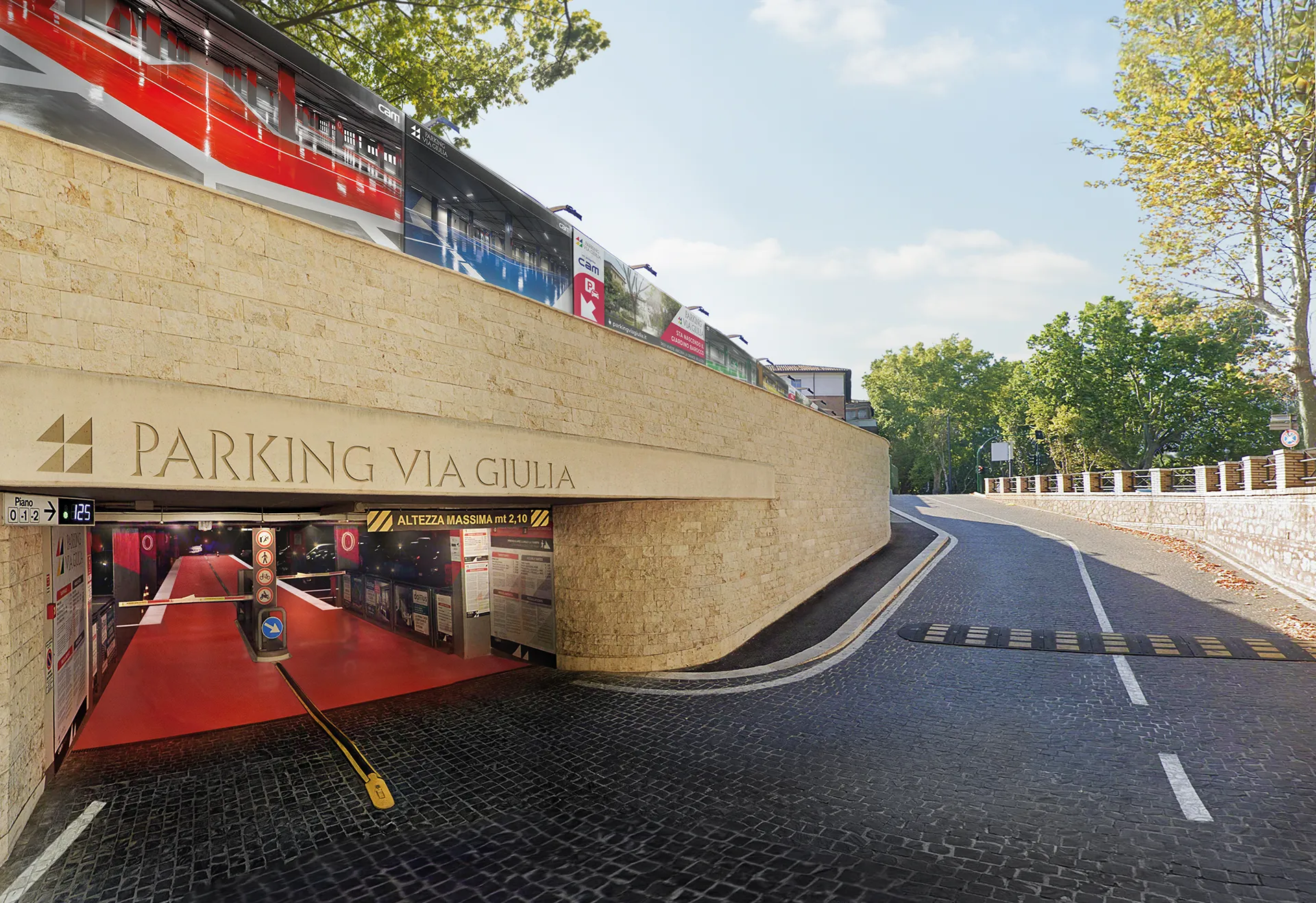 Parking Via Giulia | Urban Regeneration - Roma | CAM Group