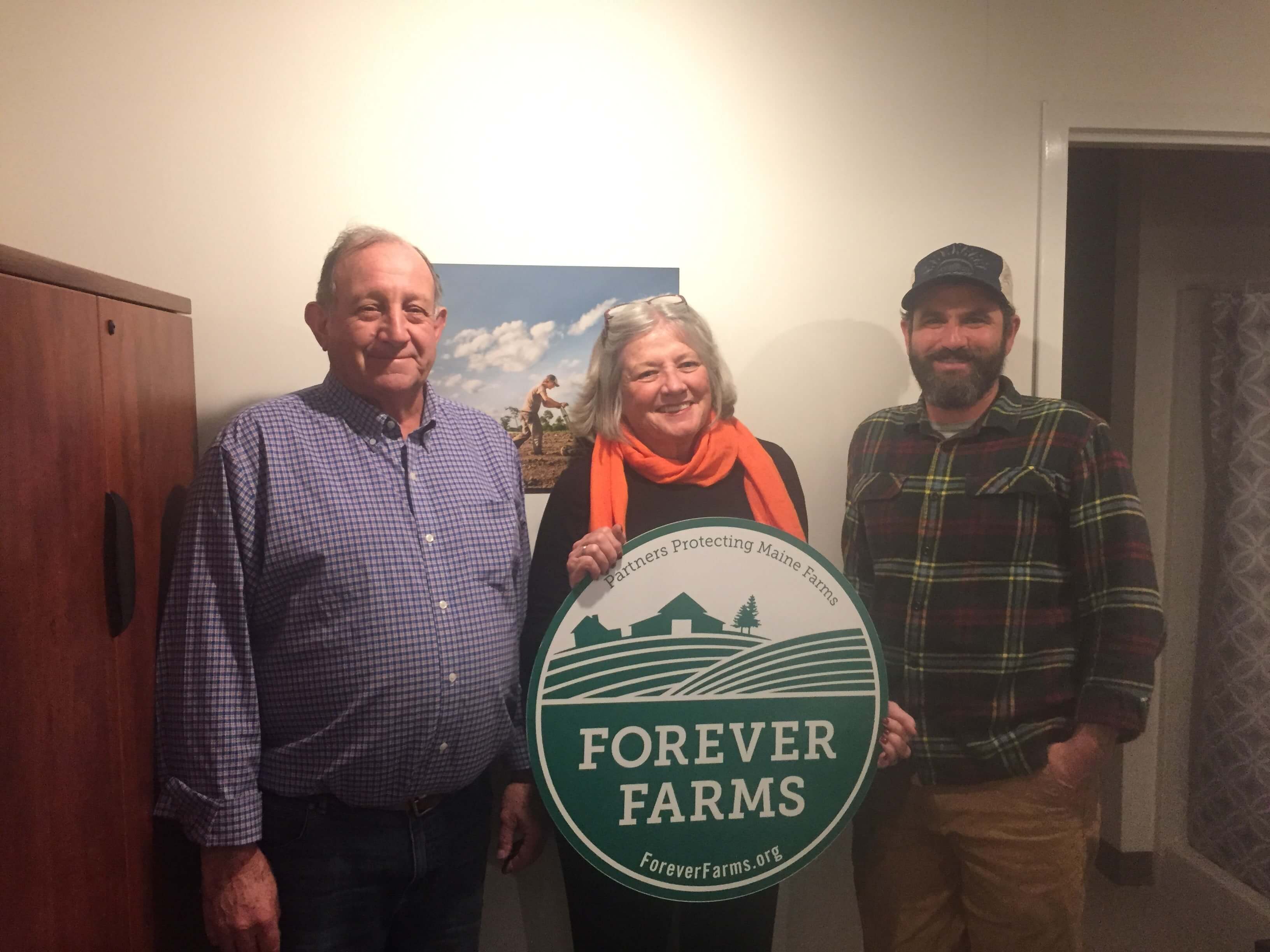 Buxton farmers donate an easement to protect their farm for future ...