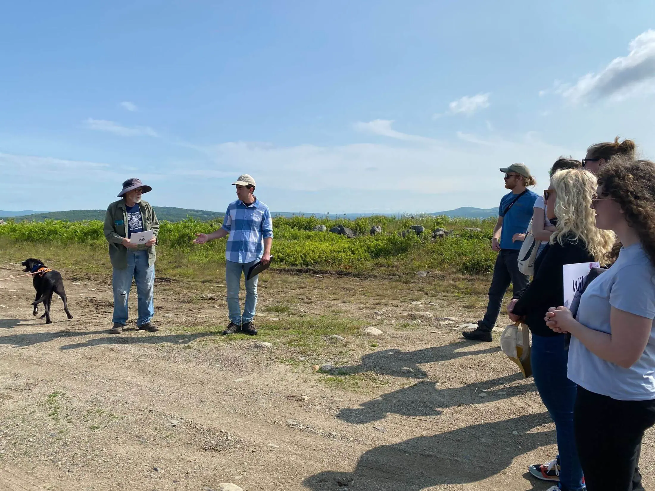 MFT staff tours historic wild blueberry haven, Clarry Hill