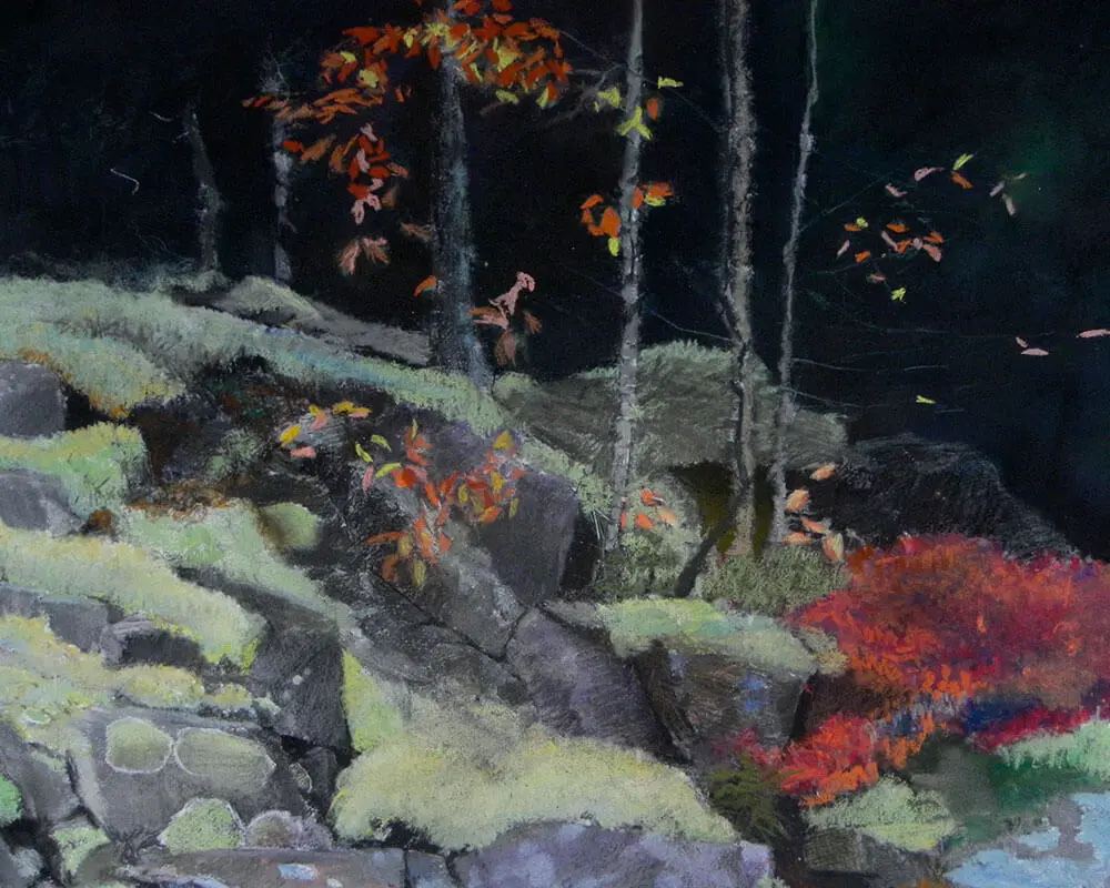 Artwork of Jude Valentine / Reindeer Lichen / Acadia National Park ...