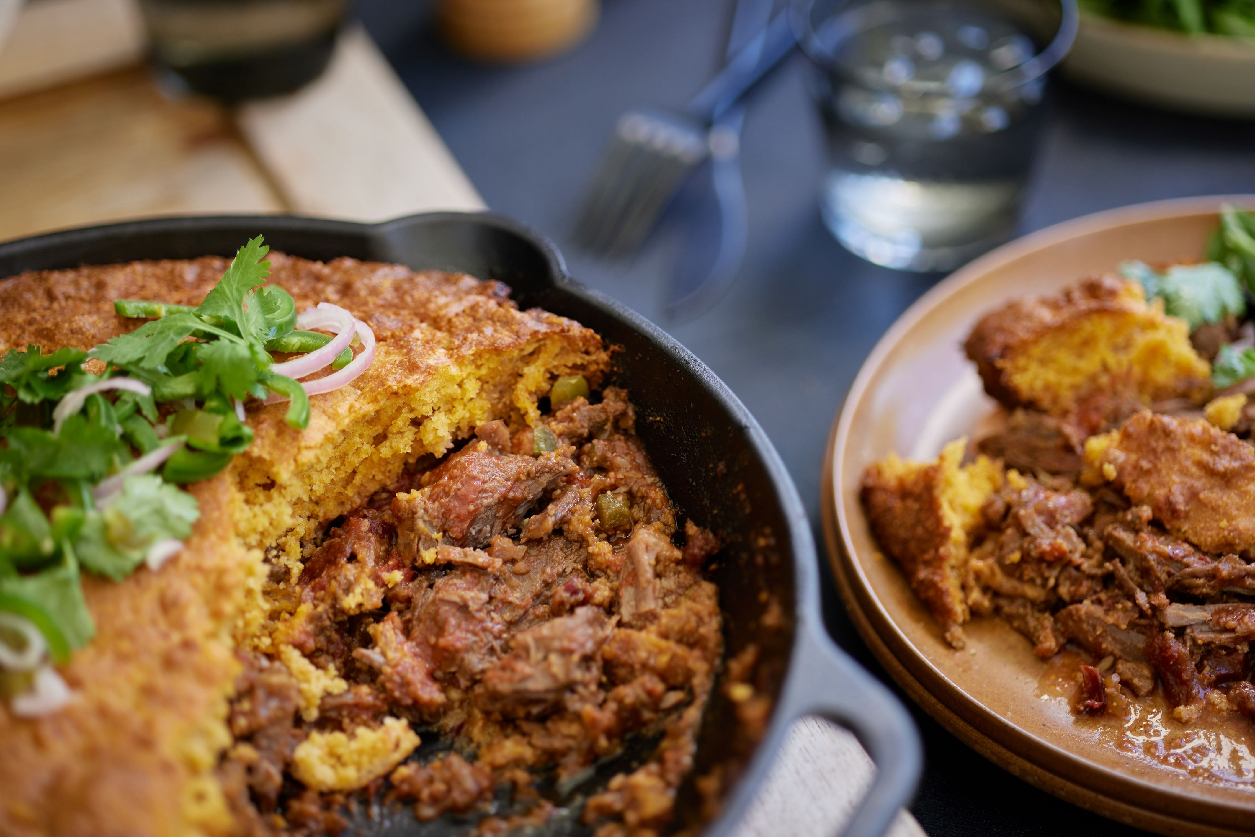 Braised Beef and Polenta Crust Pie | Harvey Beef