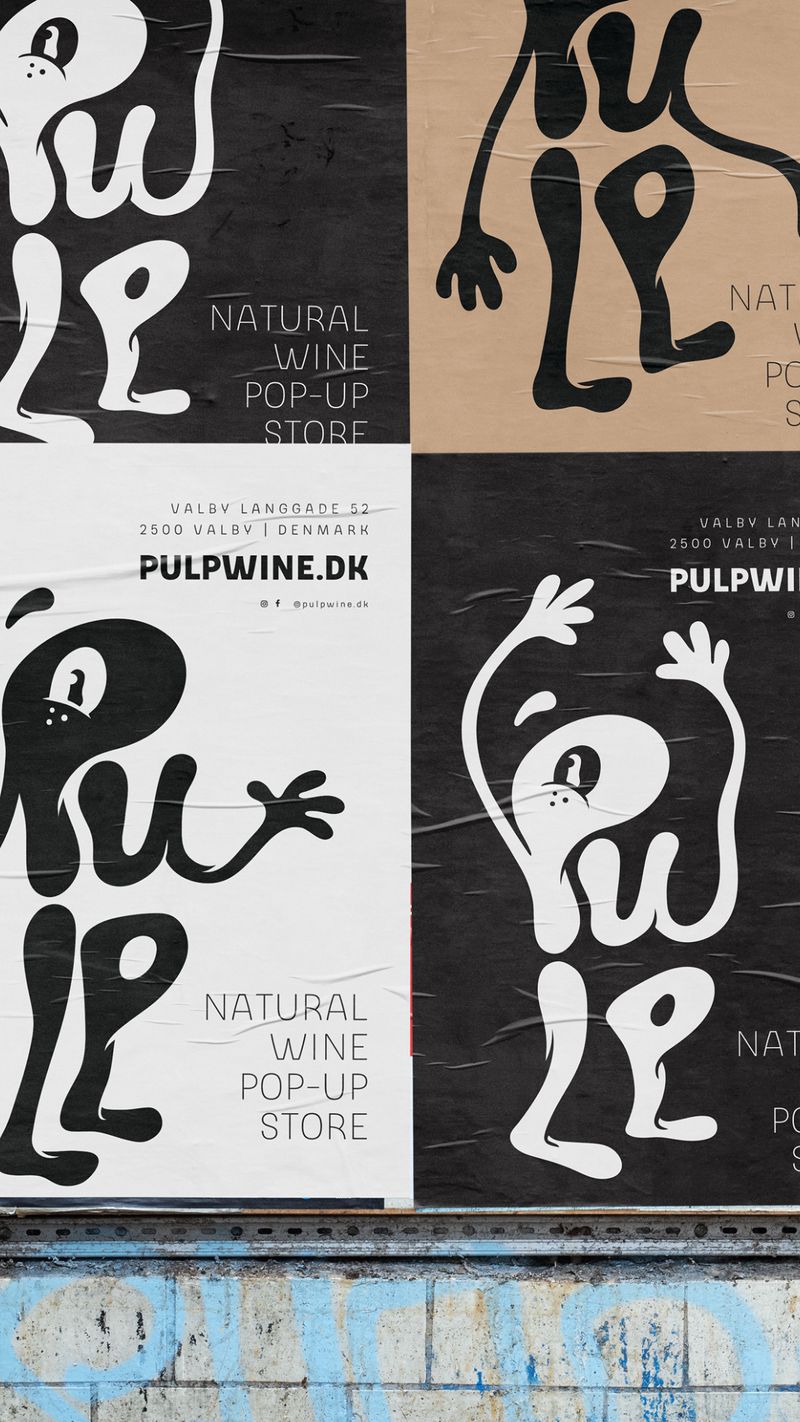 Pulp wine | Lazy snail Design