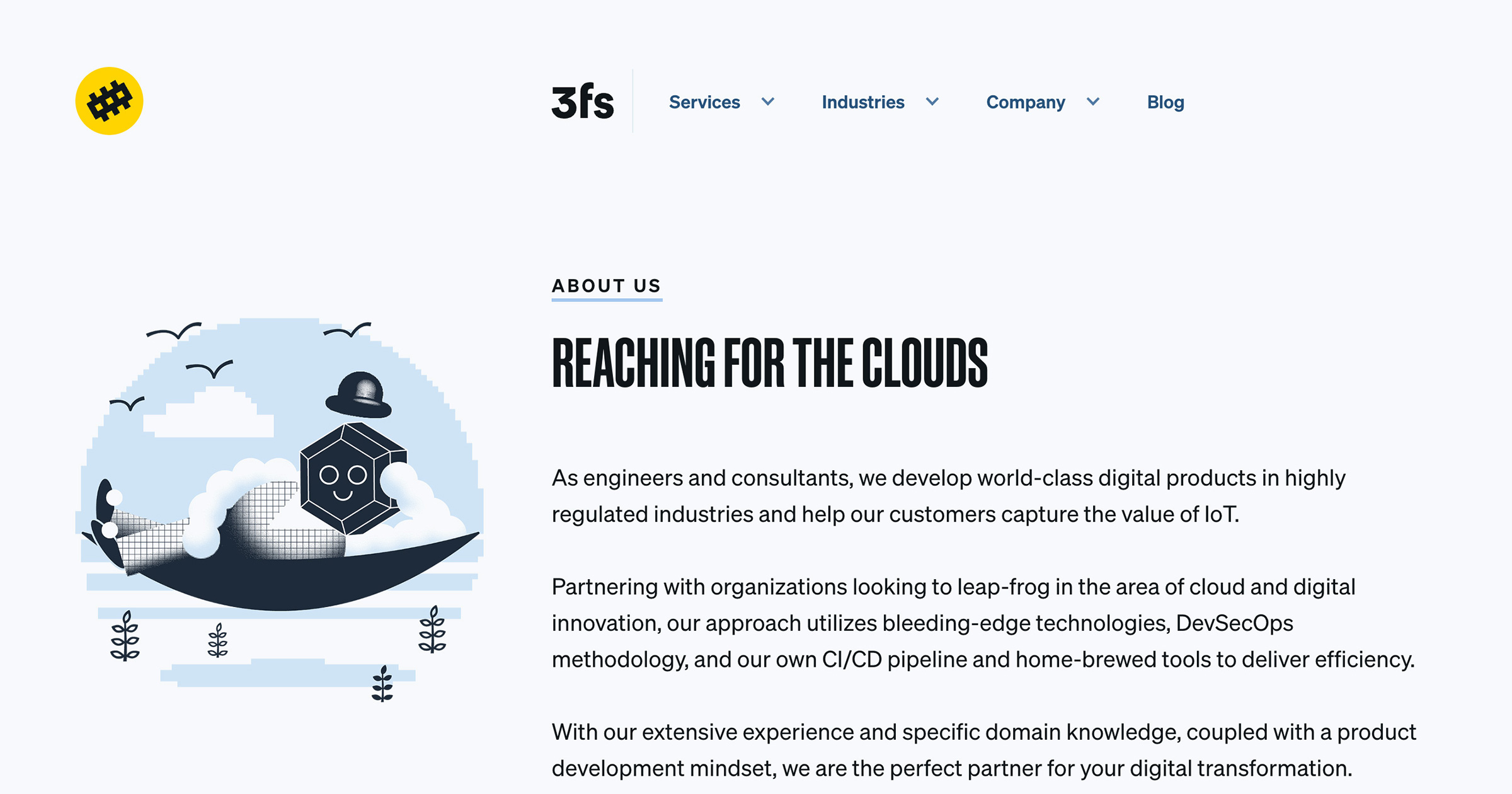 3fs: About us - Reaching for the clouds