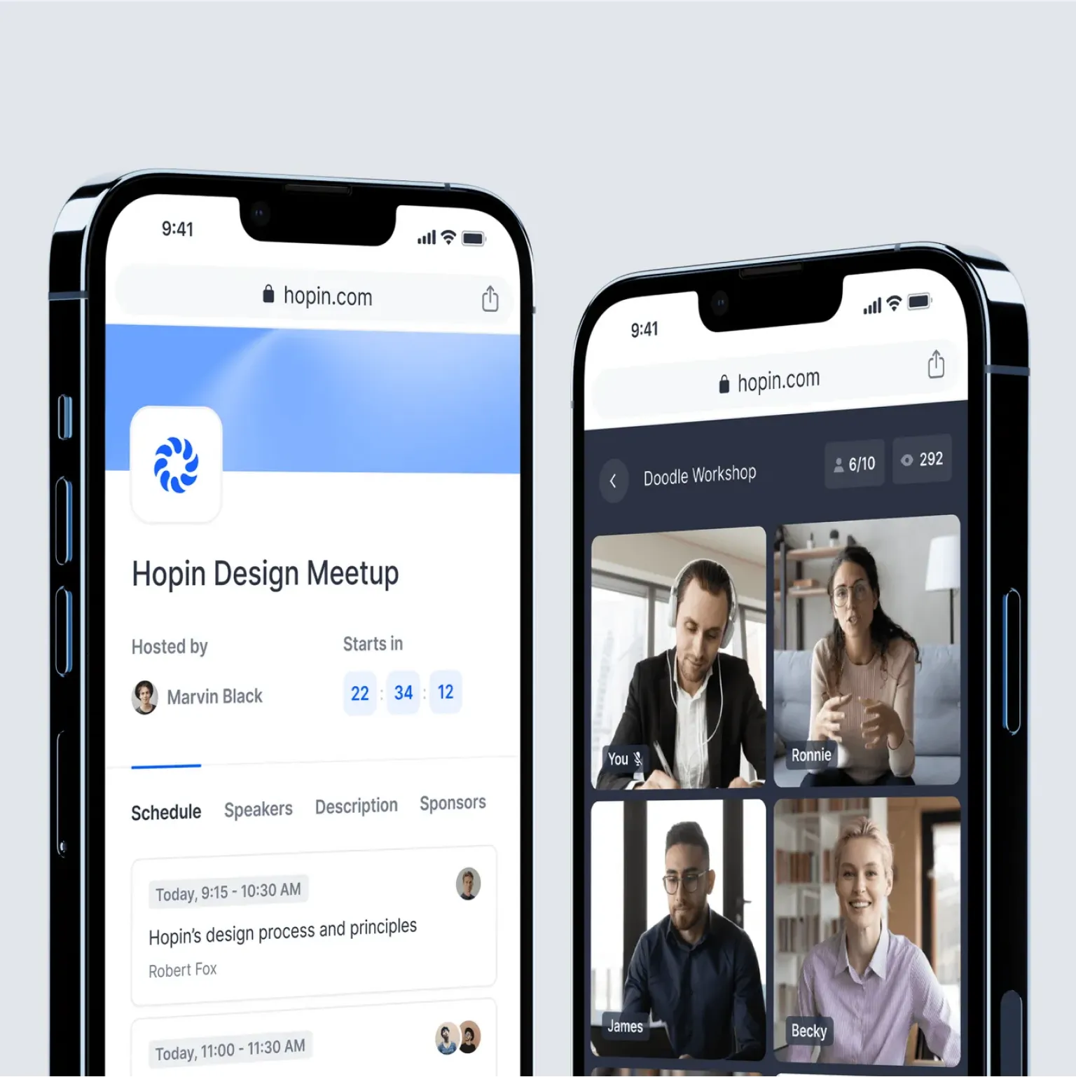 Widelab Proudly presents Hopin — Case Study of UI/UX, Design System ...