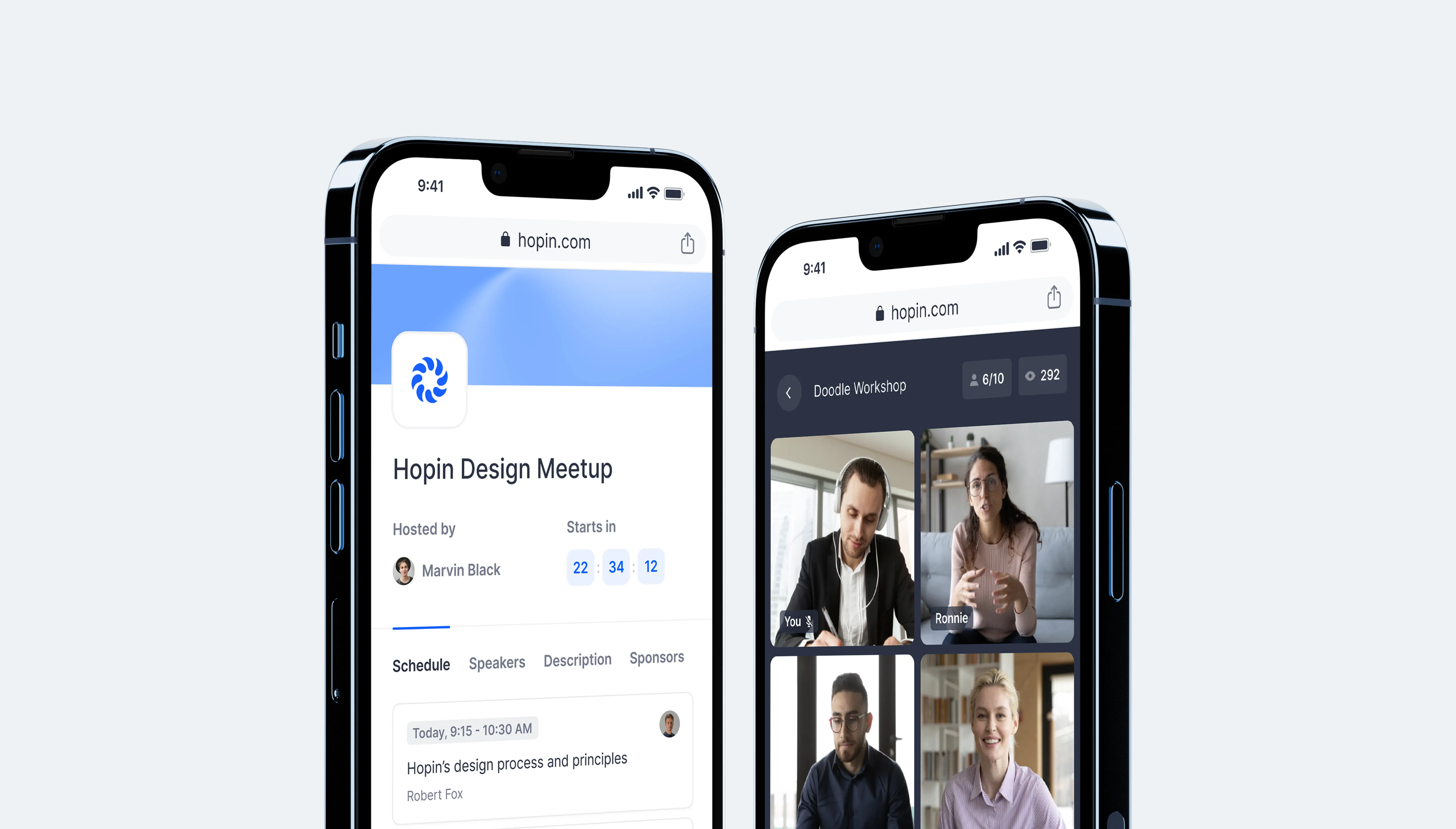 Widelab Proudly presents Hopin — Case Study of UI/UX, Design System ...
