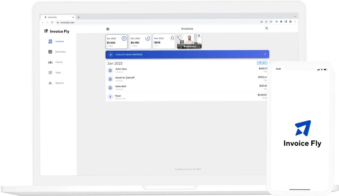 Invoice Fly | The Best Invoice APP for your business