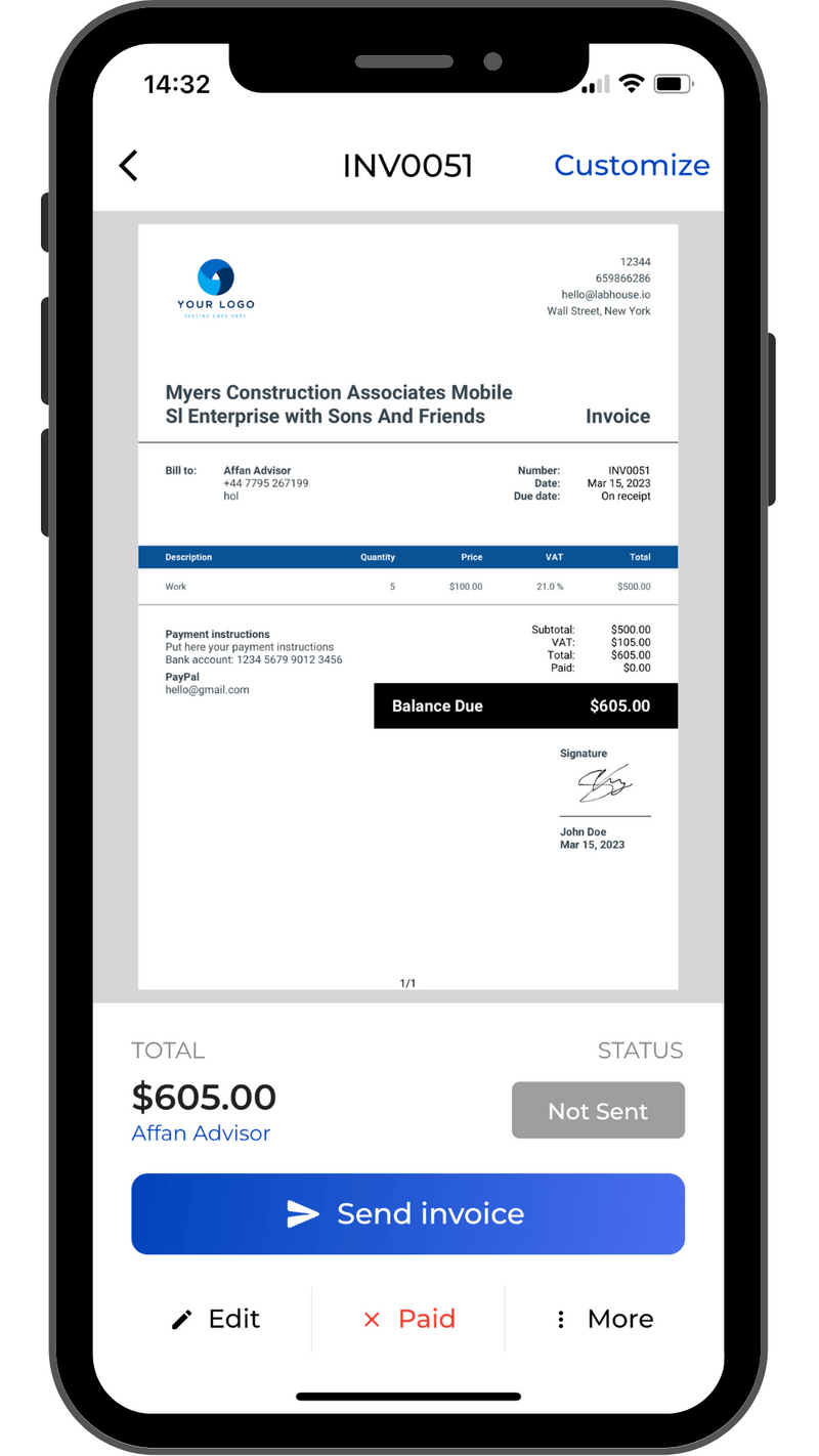 Invoice Fly | The Best Invoice APP for your business