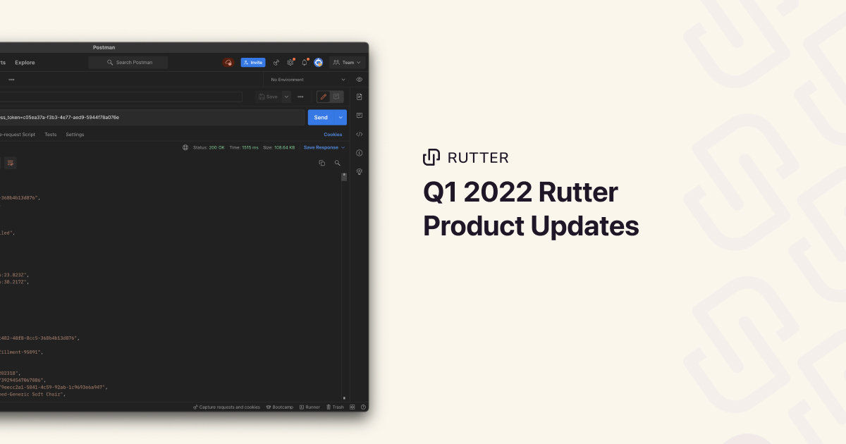 Q1 2022 Rutter Product Updates | Rutter Blog