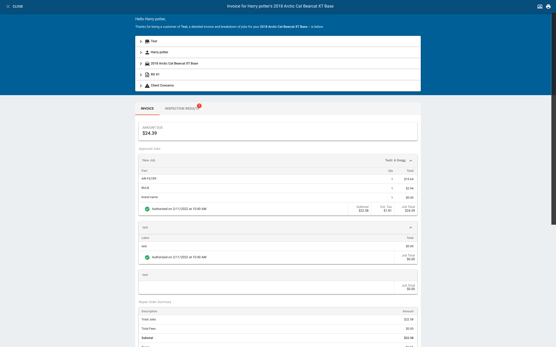 Transform Your Shop With Auto Repair Shop Invoice Software | Tekmetric
