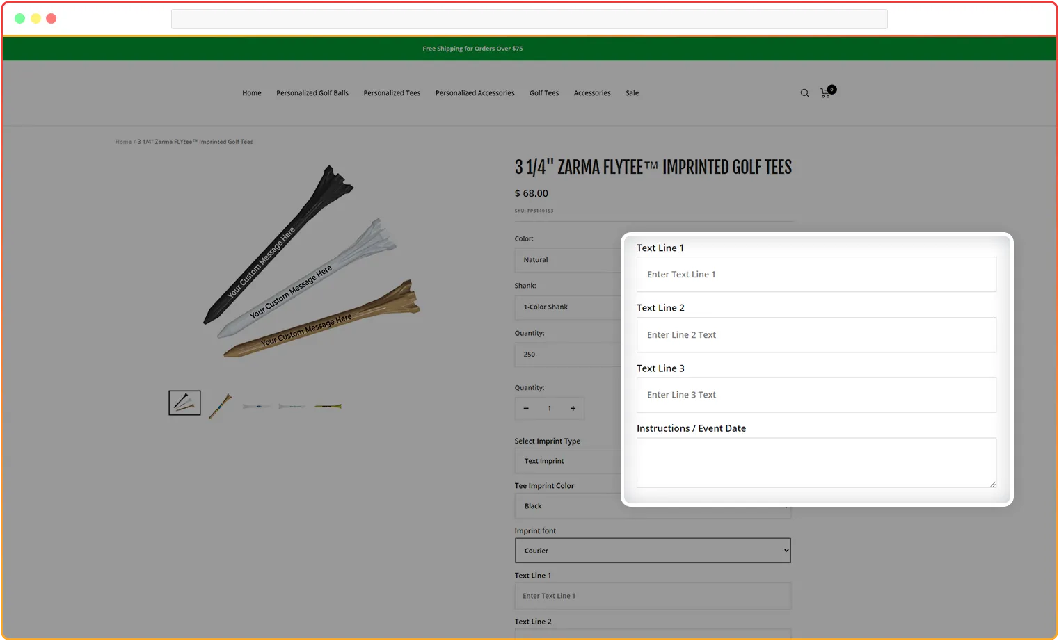 Adding Custom Text Boxes to Product Pages in Shopify | Product Options ...