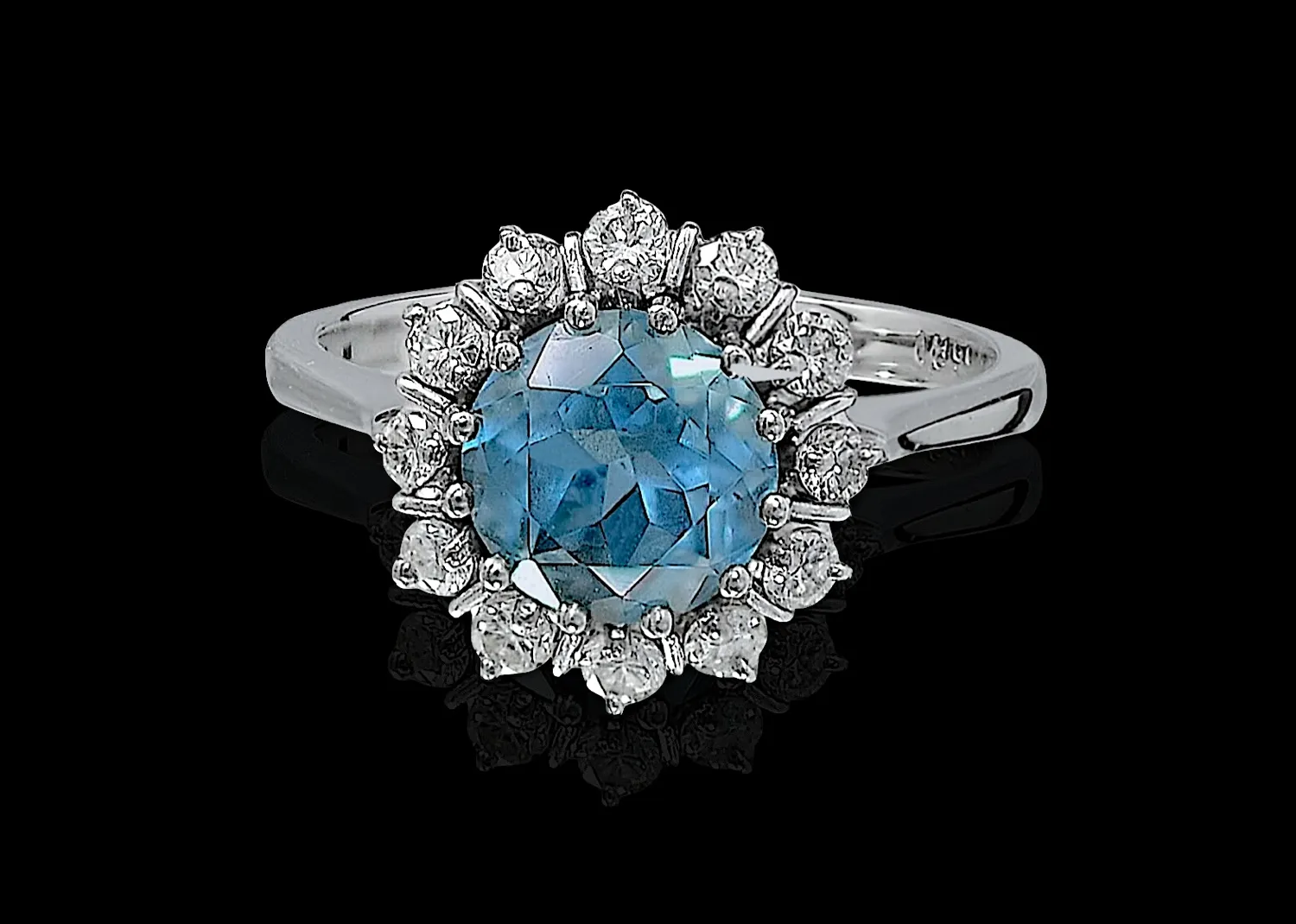 Silver & black acrylic ring £ 195.00