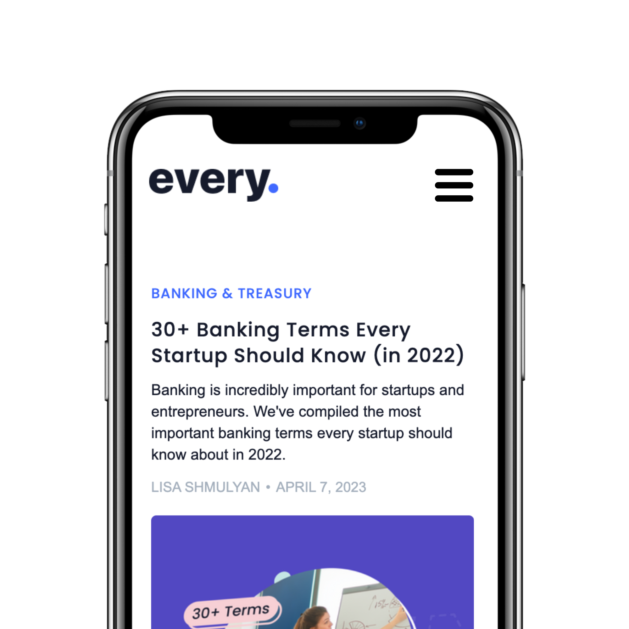 Banking for Entrepreneurs and Startups I Every