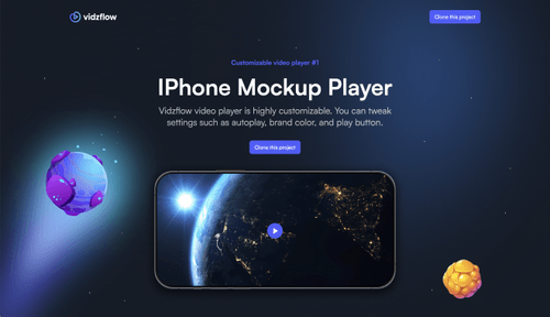 Video hosting for Webflow | Vidzflow