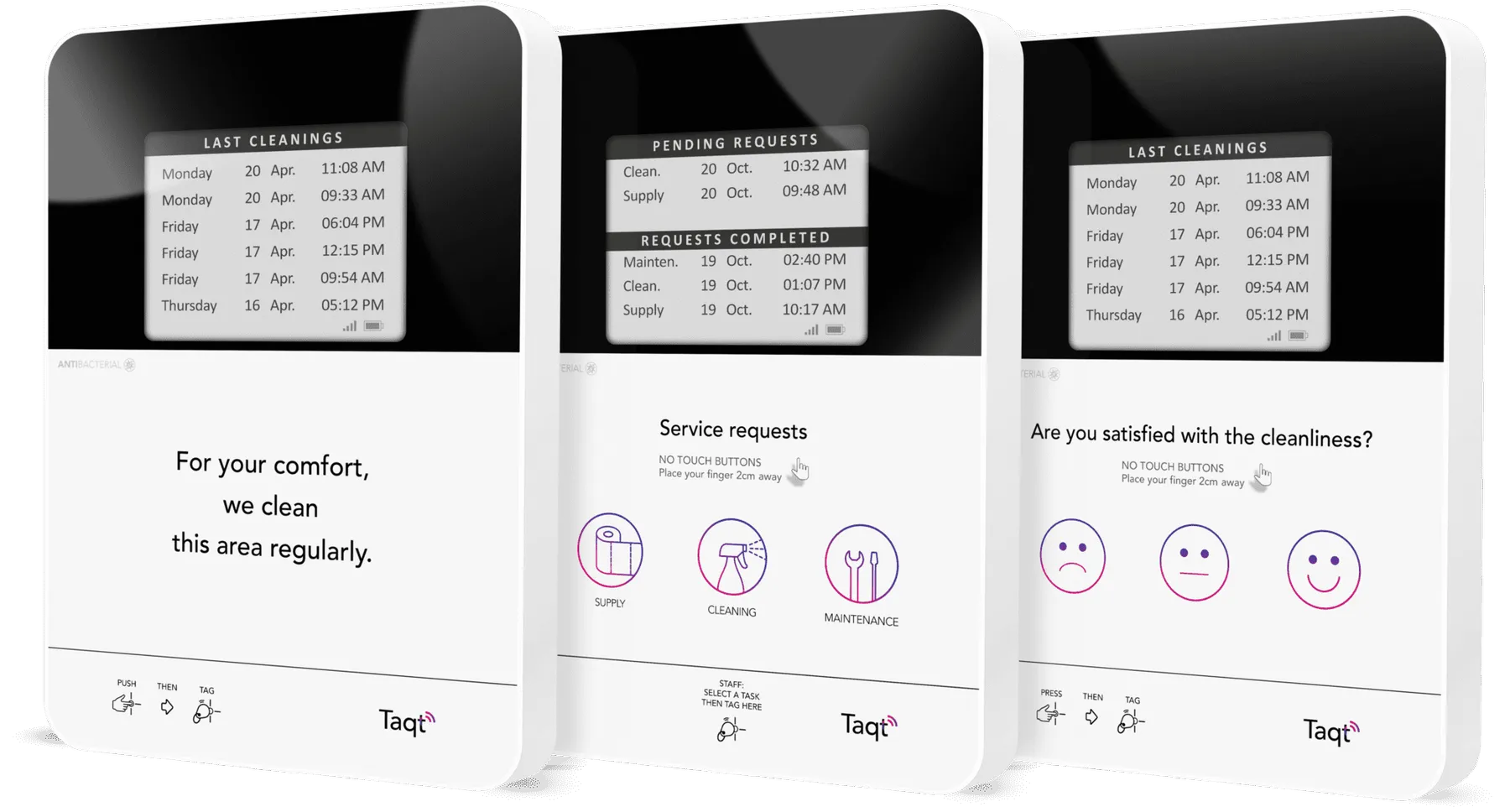 Taqt - IoT and SaaS Solutions for Cleaning Companies and FM