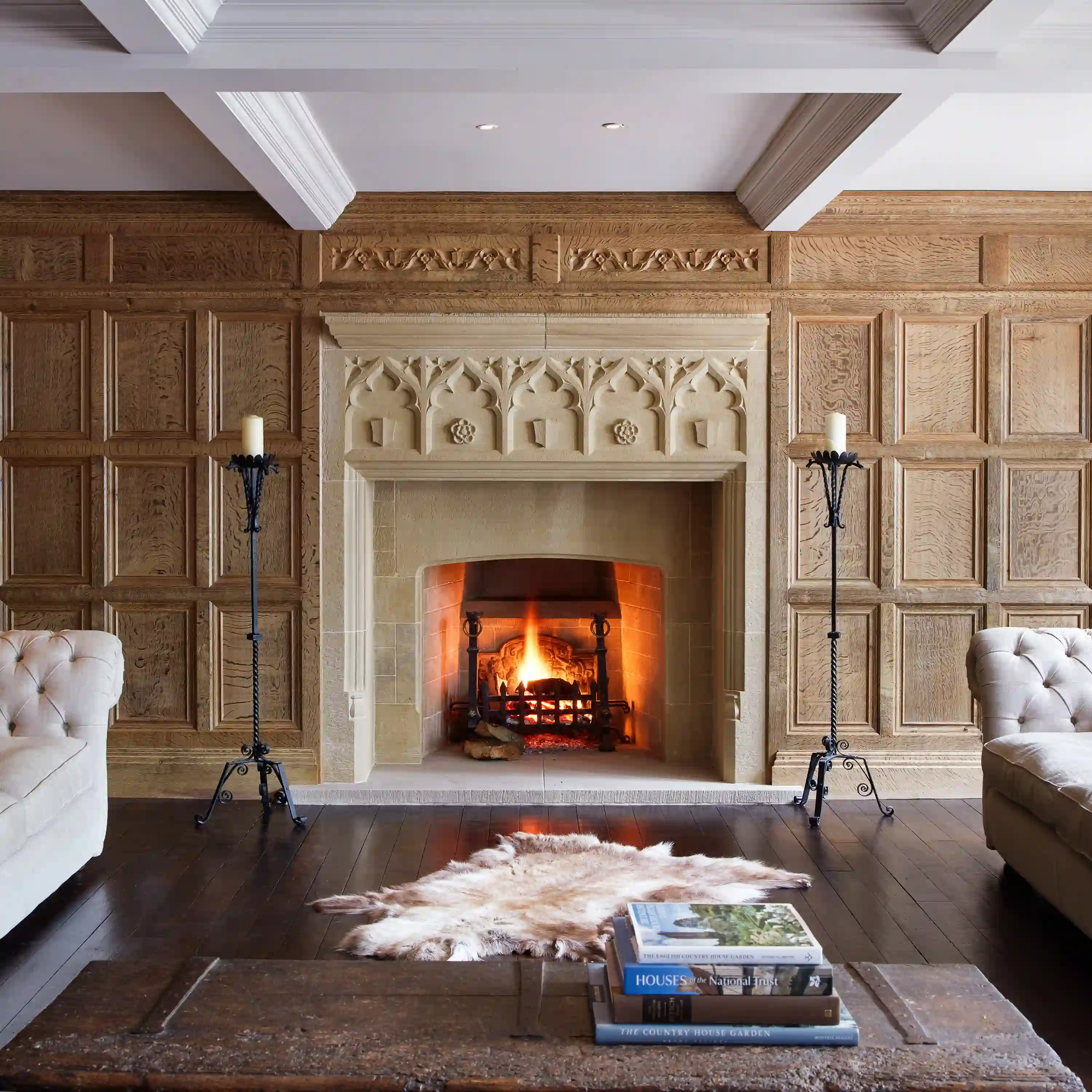 Oak panelling - Jack Badger traditional joinery company