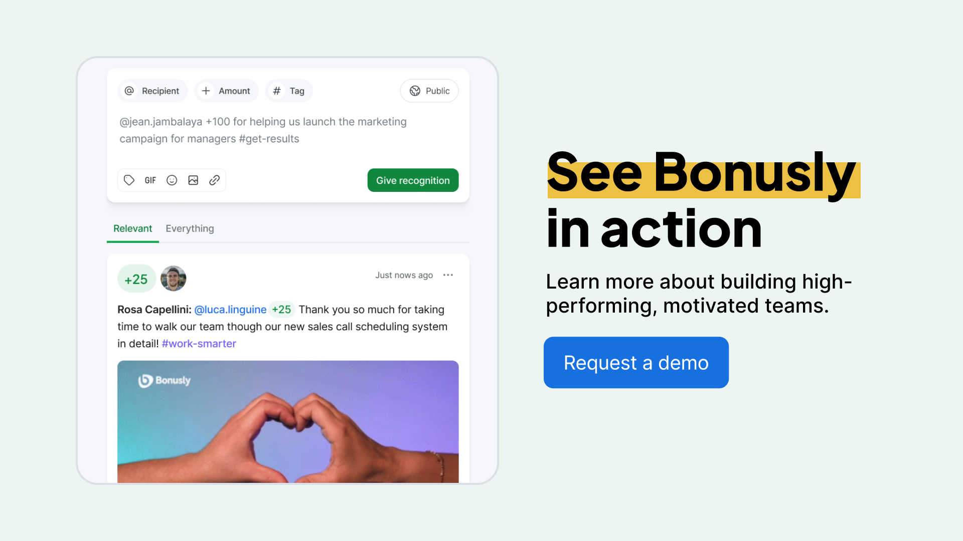 Bonusly | Fun and Smart Employee Recognition and Rewards