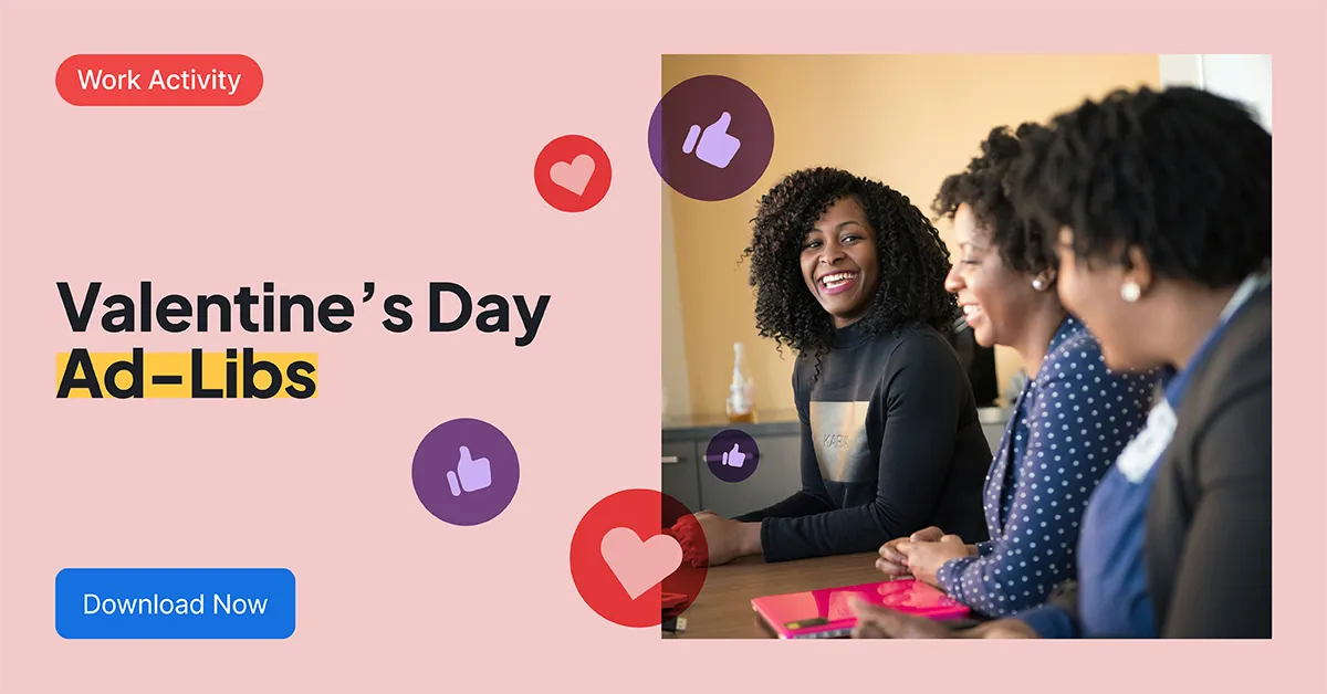 Valentine's Day Ad-Libs Template | Bonusly