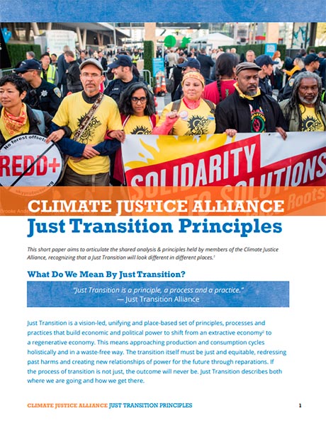 Just Transition Framework