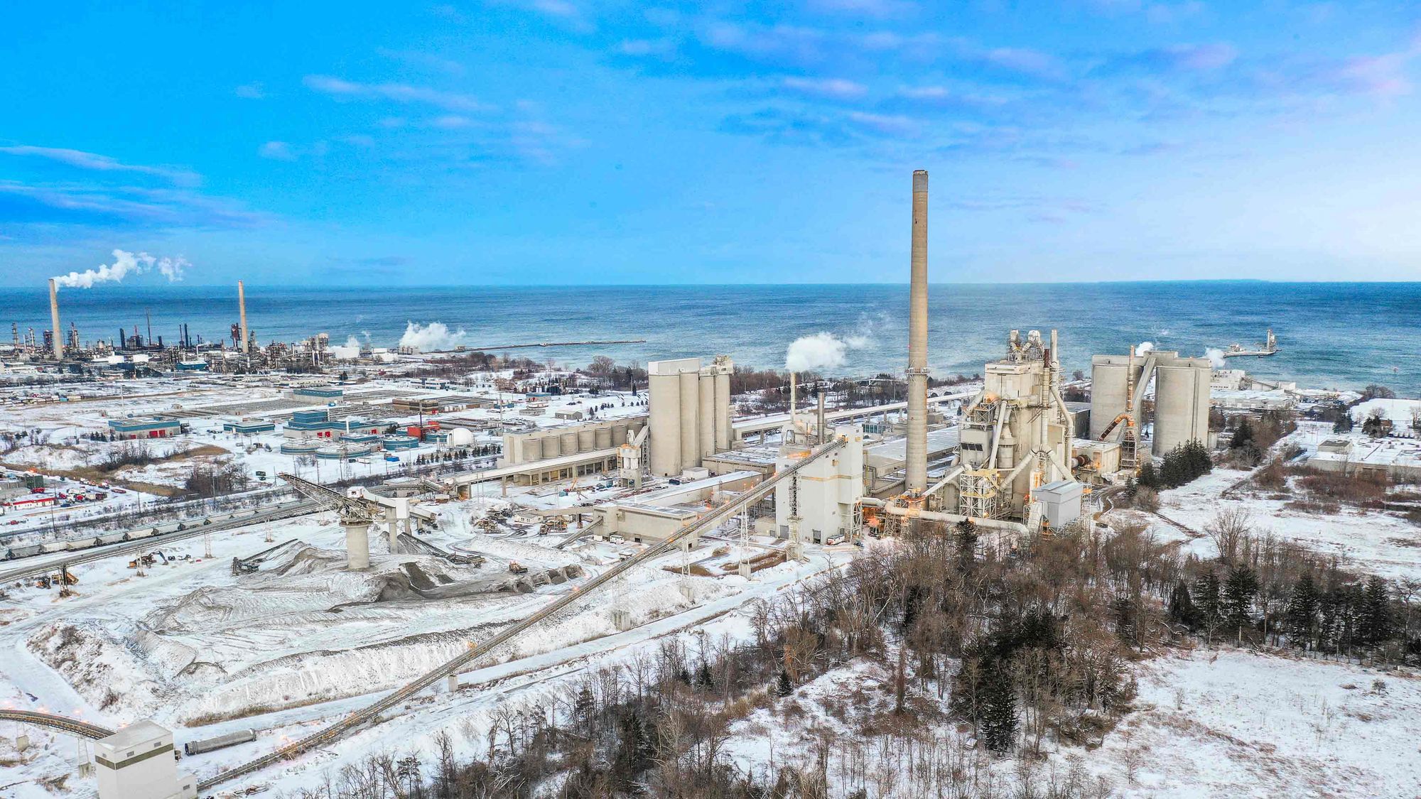 Ash Grove Cement Plant - Mississauga, Ontario | Sky Sight Inc.