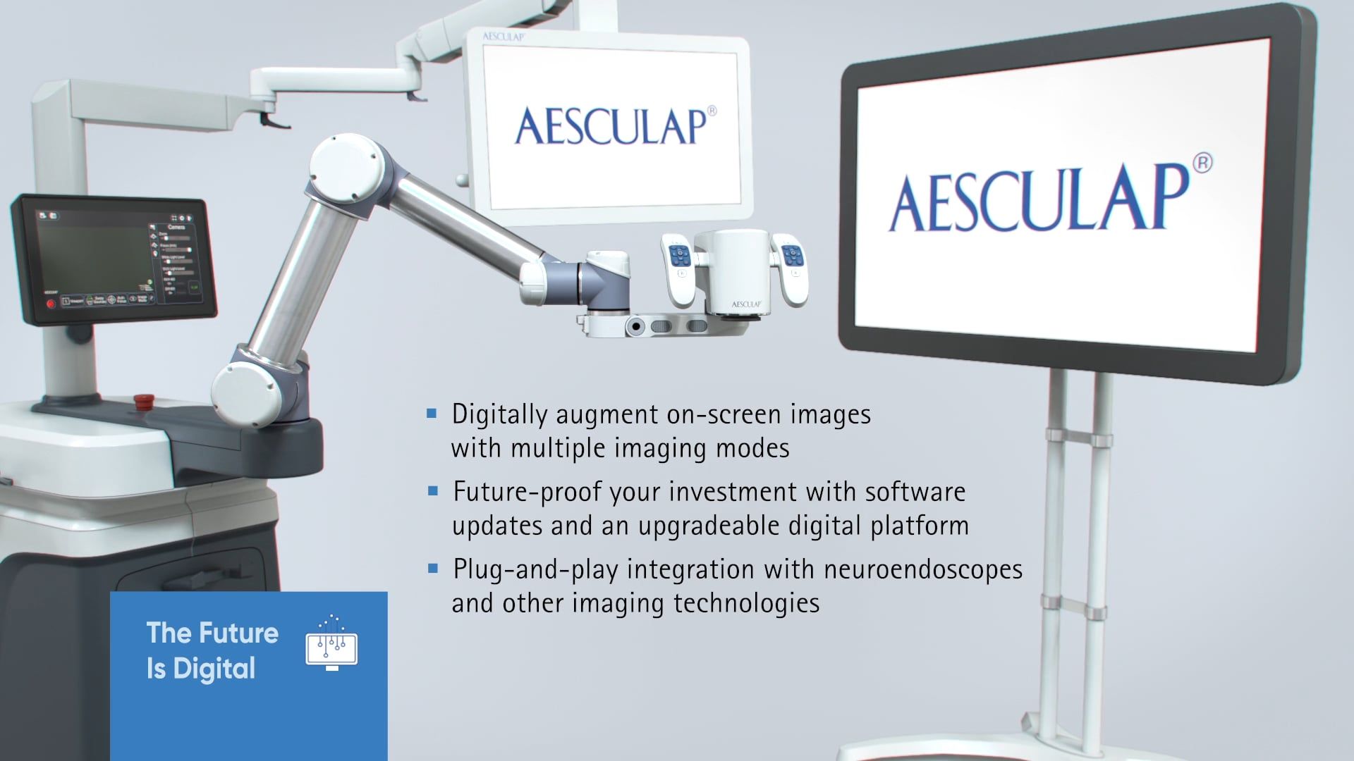 Aeos Robitic Digital Microscope from Aesculap | Video