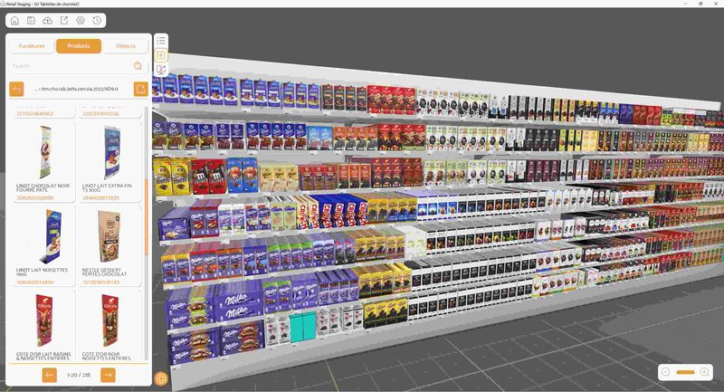 Retail VR - Plateforme de merchandising 3D