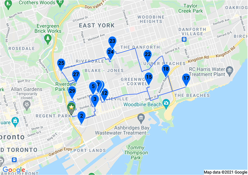 Printable Delivery Routes — Roundtrip
