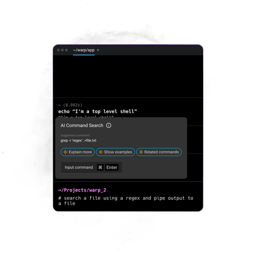 Warp AI - AI fully integrated with your terminal