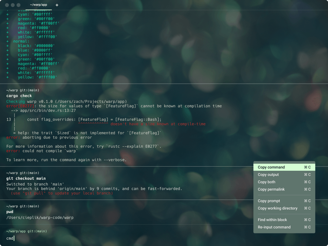Warp: Your terminal, reimagined