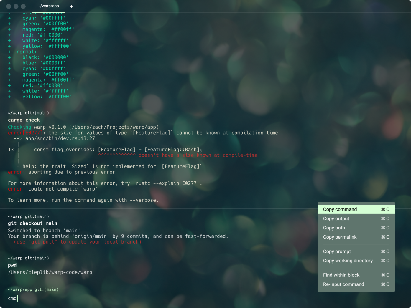 Warp: Your terminal, reimagined