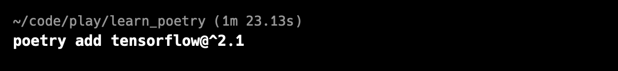 Some prose about Poetry: The Python package and dependency manager | Warp