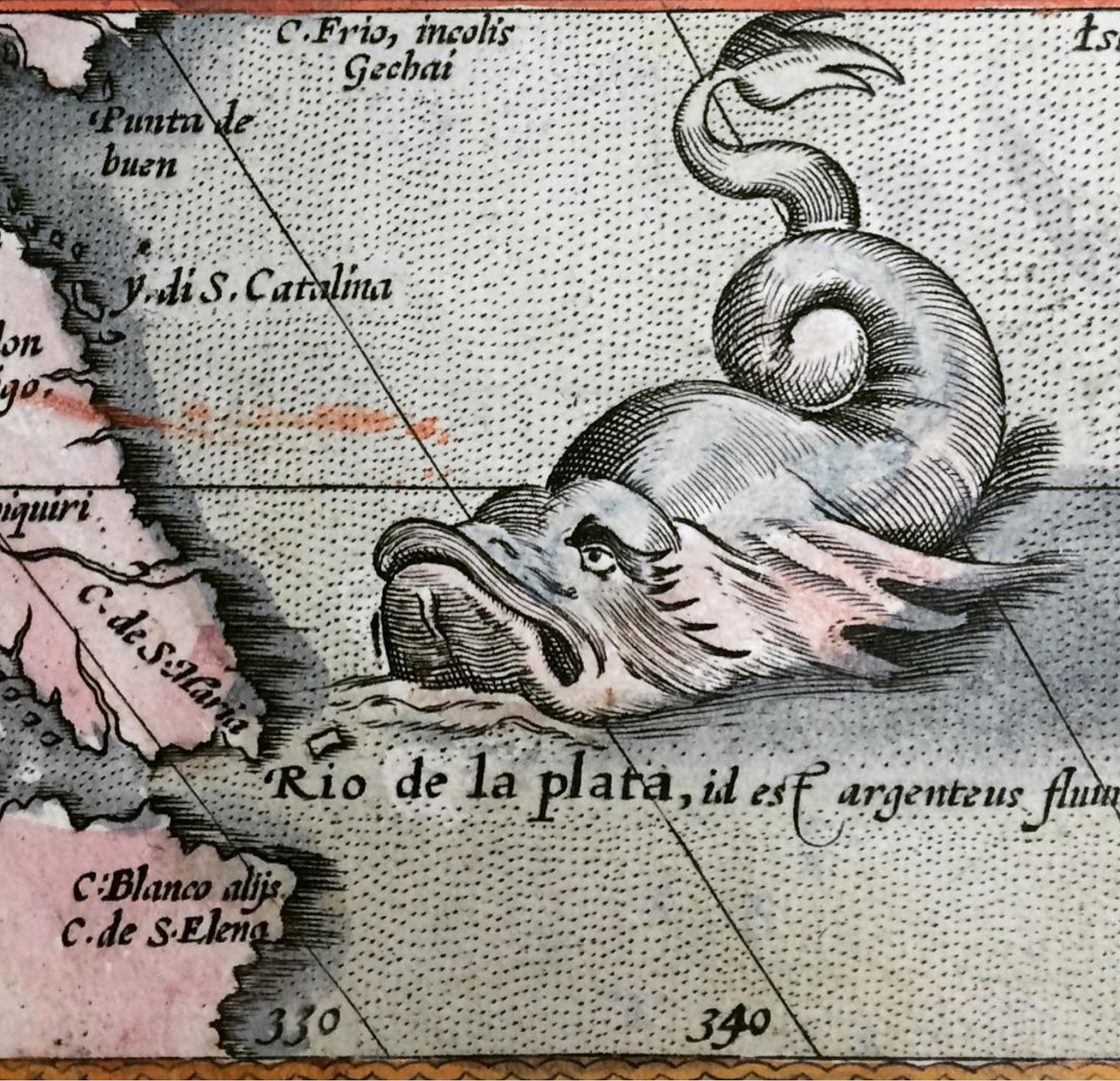 Sea Monster Drawing Map