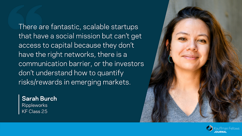 KauffmanWomen: Q&A with Sarah Burch (KF 25), MD of Rippleworks ...