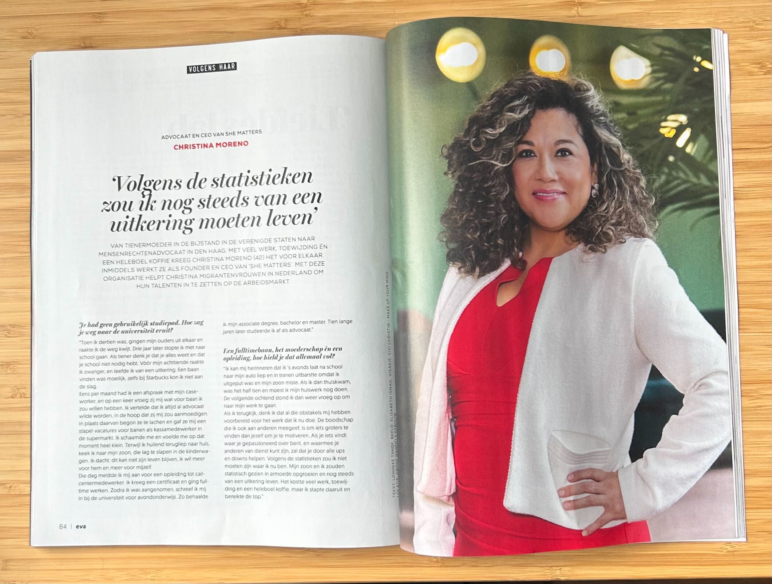 She Matters | Our founder Christina Moreno featured in Eva Magazine