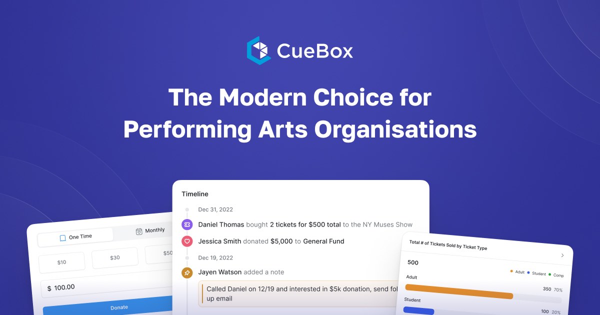 CueBox - All-In-One Modern Software Performing Arts & Cultural ...