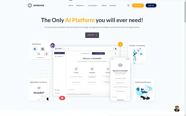 WorkHub reviewed and ranked on ToolTrove.ai