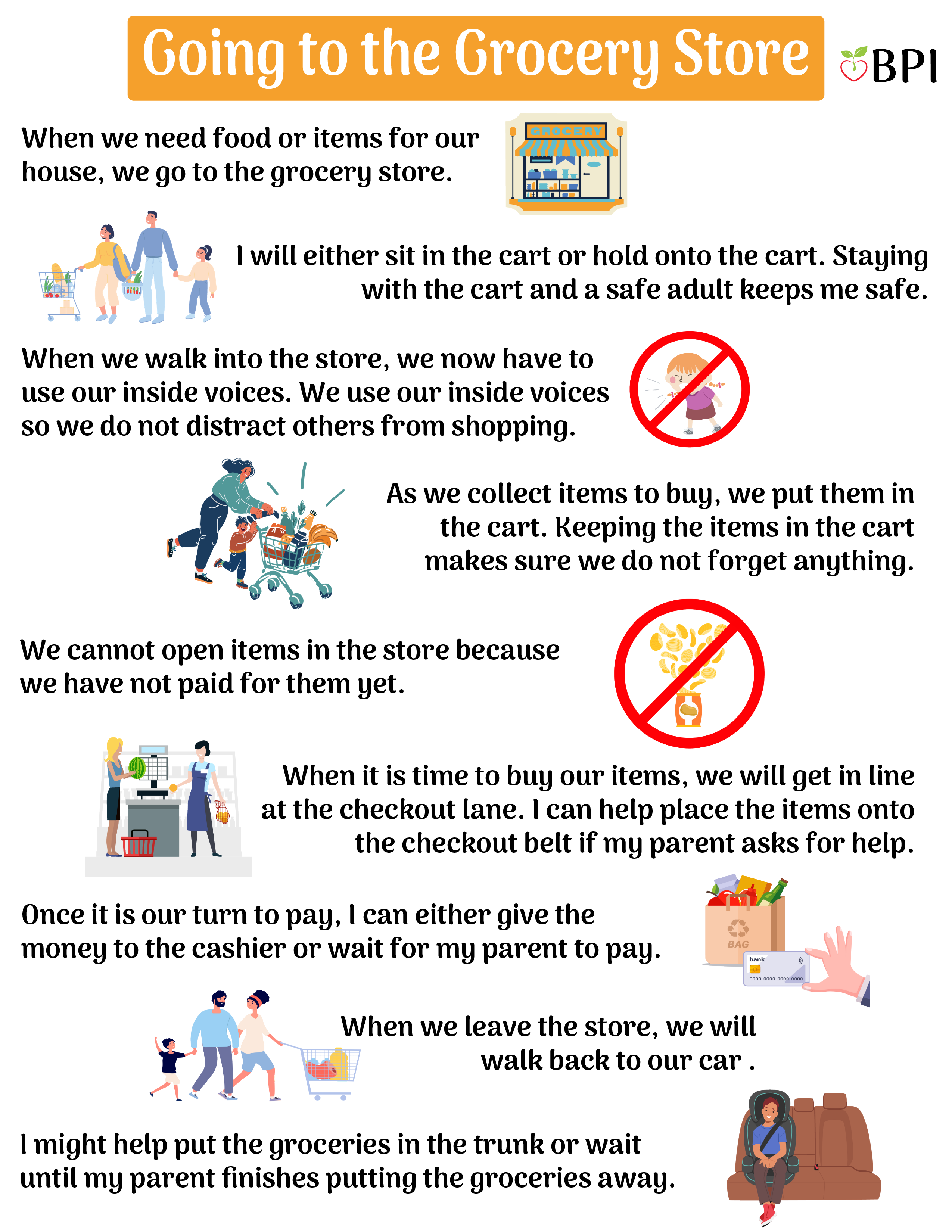 Going to the Grocery Store