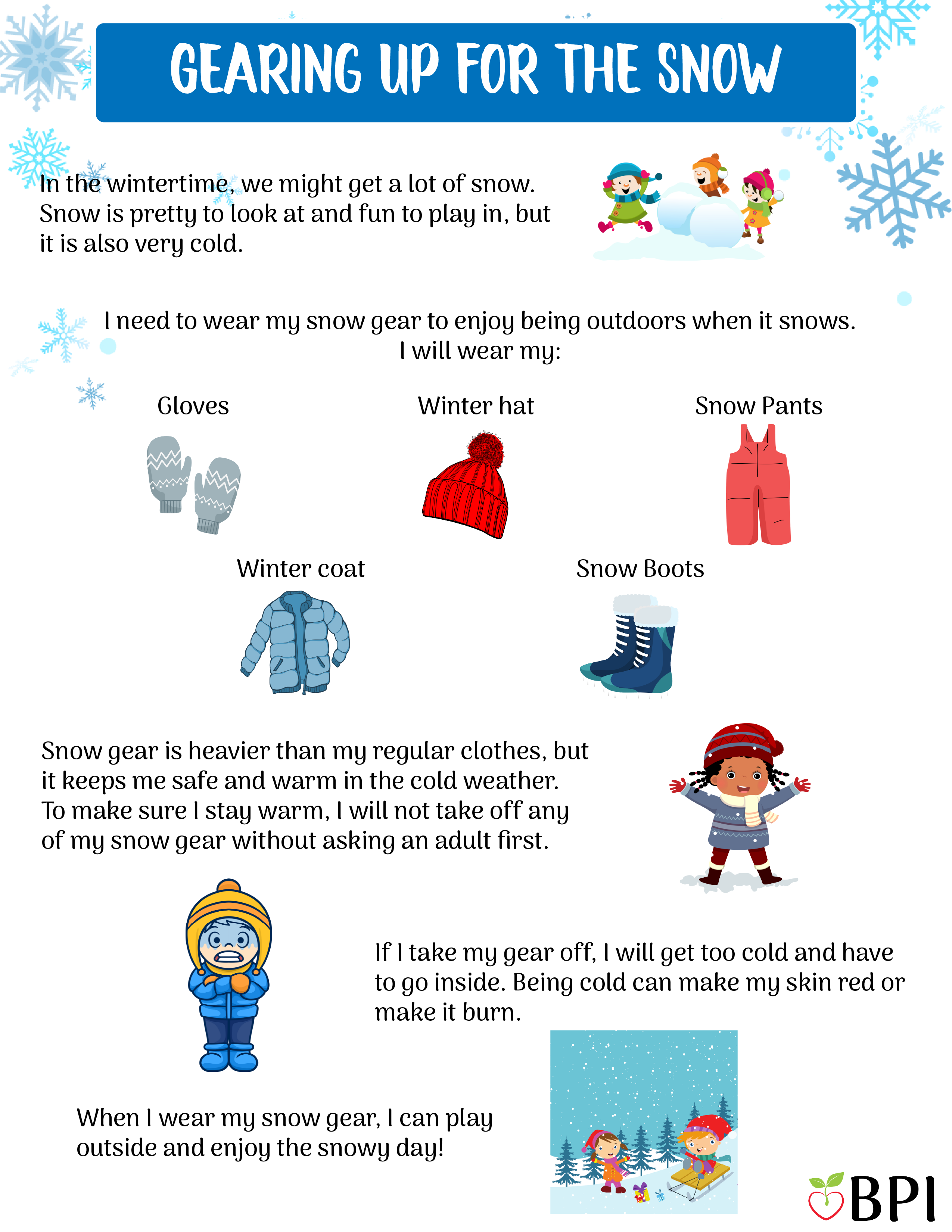 Gearing Up for the Snow