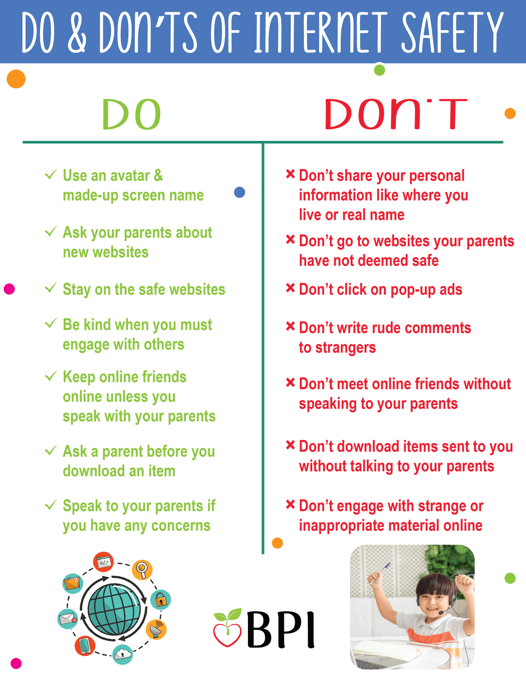 Dos and Don'ts of Internet Safety