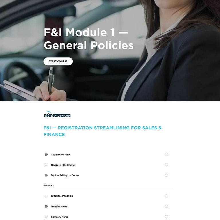 RMP California eLearning