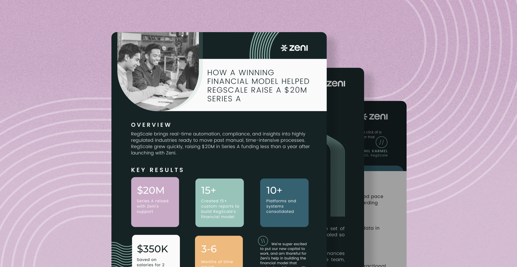 RegScale Case Study: Building Winning Financial Model