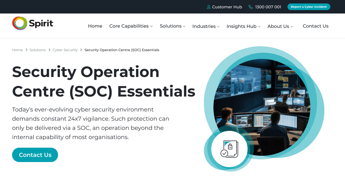Security Operation Centre Essentials