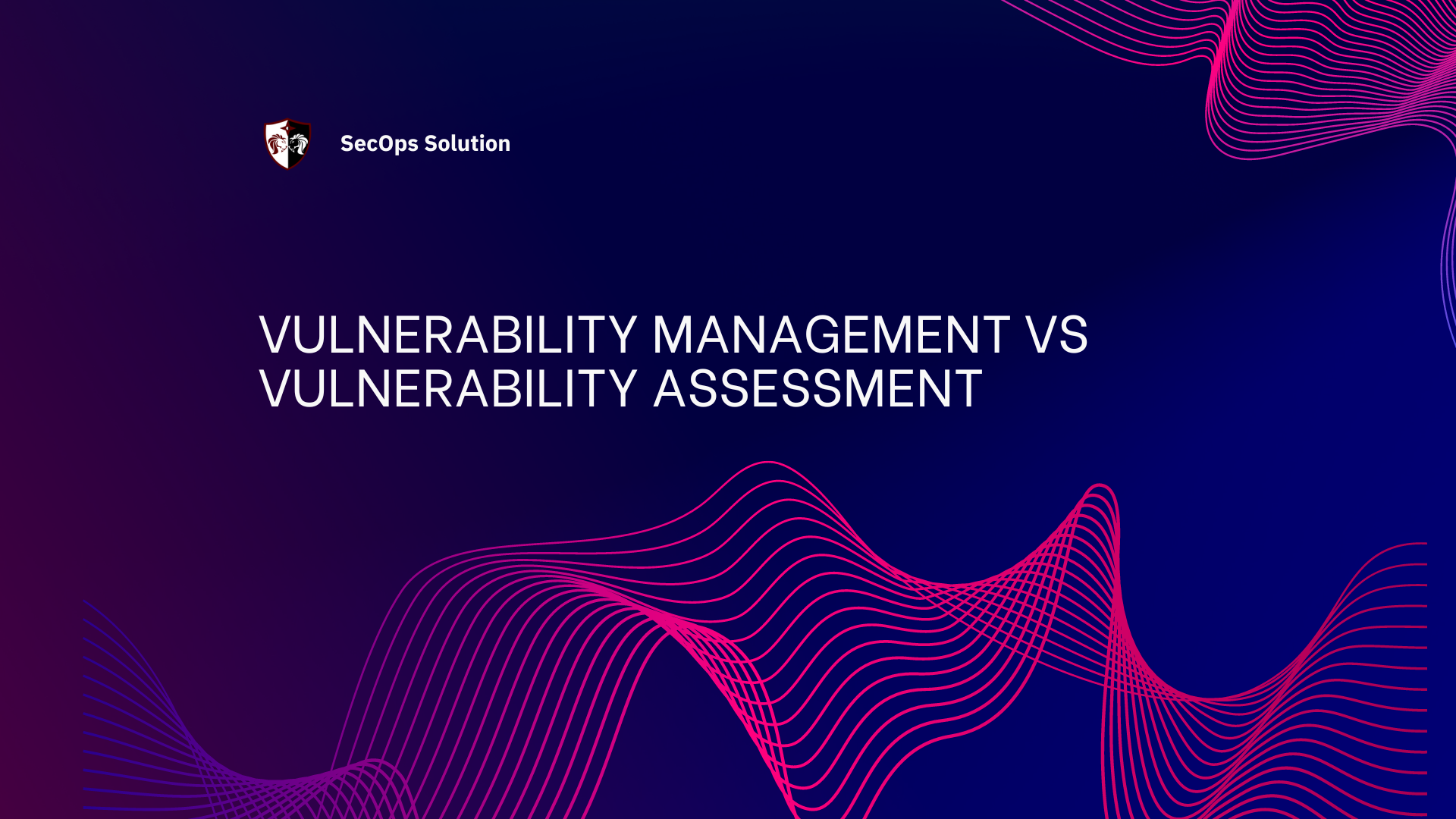 Vulnerability Management vs Vulnerability Assessment | SecOps® Solution