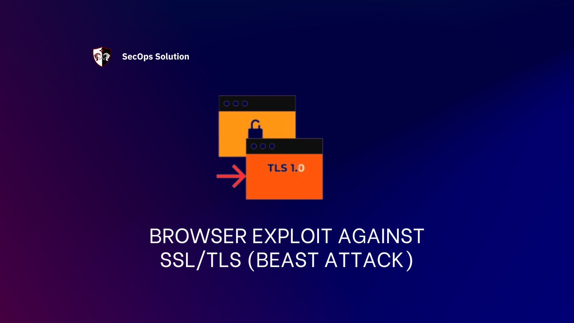 Unveiling the BEAST Attack: A Threat to SSL/TLS Security | SecOps® Solution