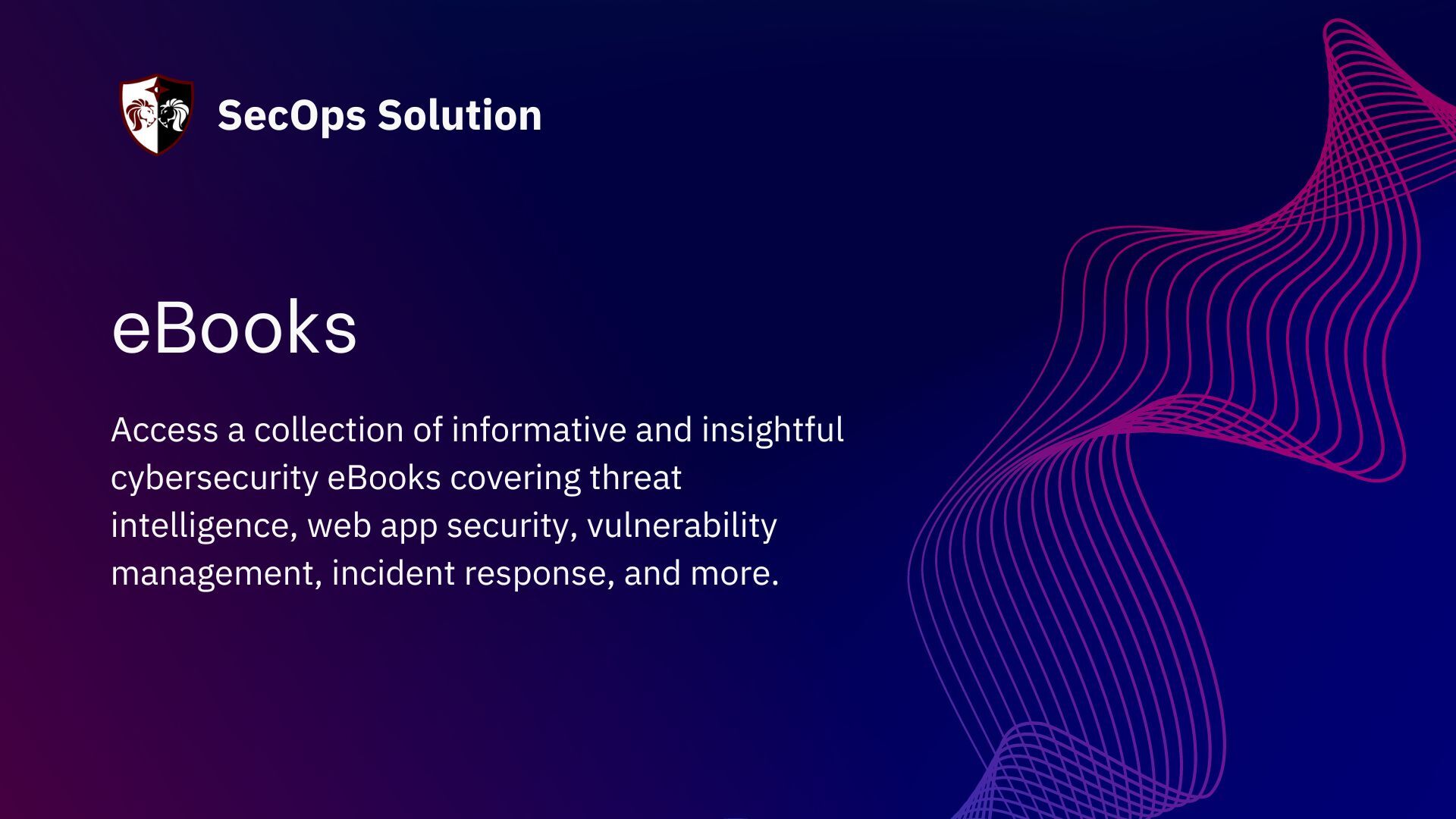 eBooks | SecOps® Solution