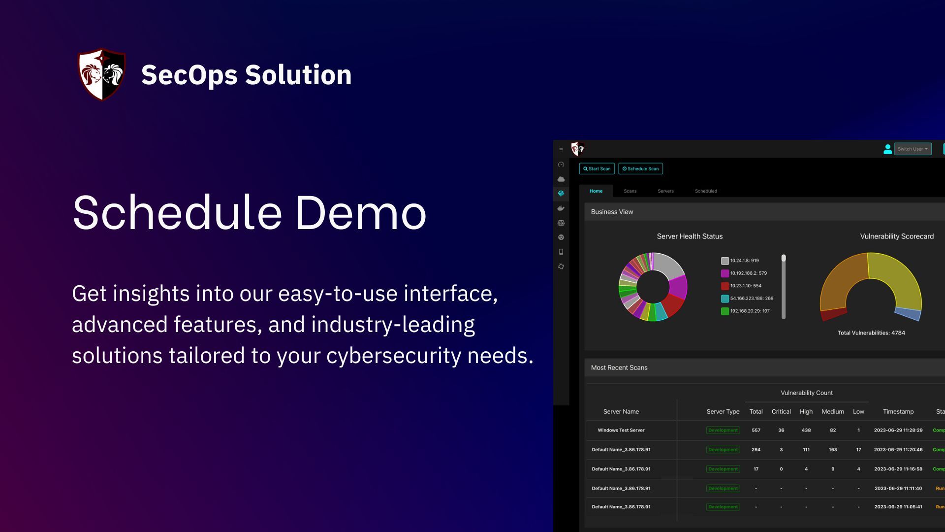 Free Demo | SecOps® Solution